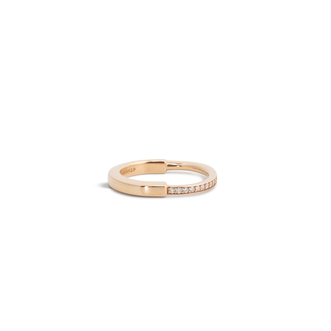TIFFANY & CO. Diamond Lock Ring – ALB