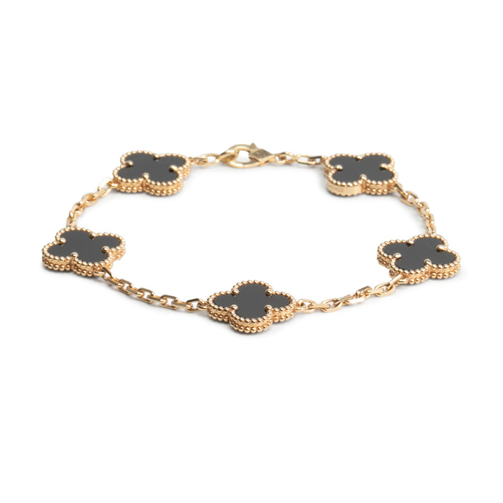 Van Cleef & Arpels Vintage Alhambra 5 Motif Bracelet – ALB
