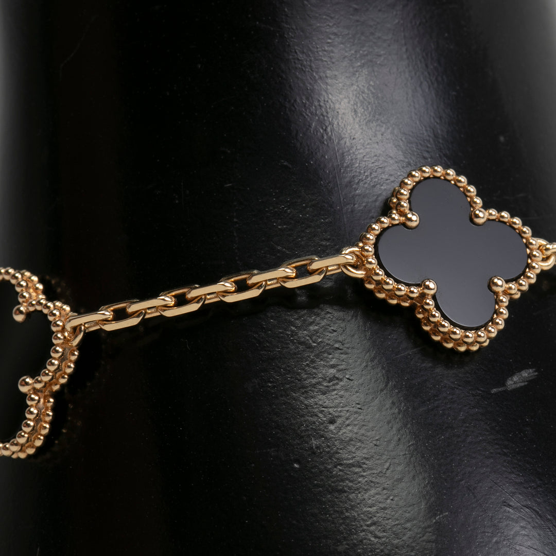 Van Cleef & Arpels Vintage Alhambra 5 Motif Bracelet – ALB